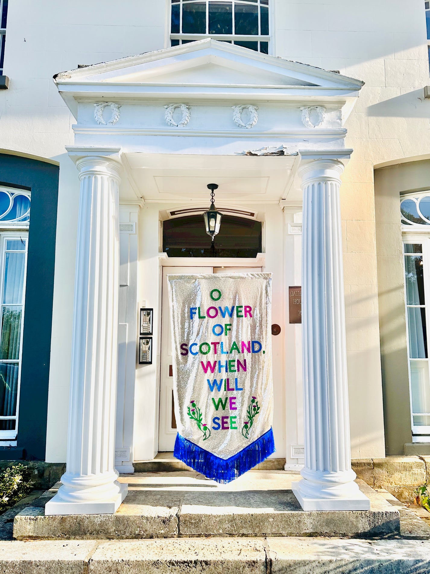 Supersize Customisable Sequin Banner Wall Hanging 1m x 2m – Let Us Pretend