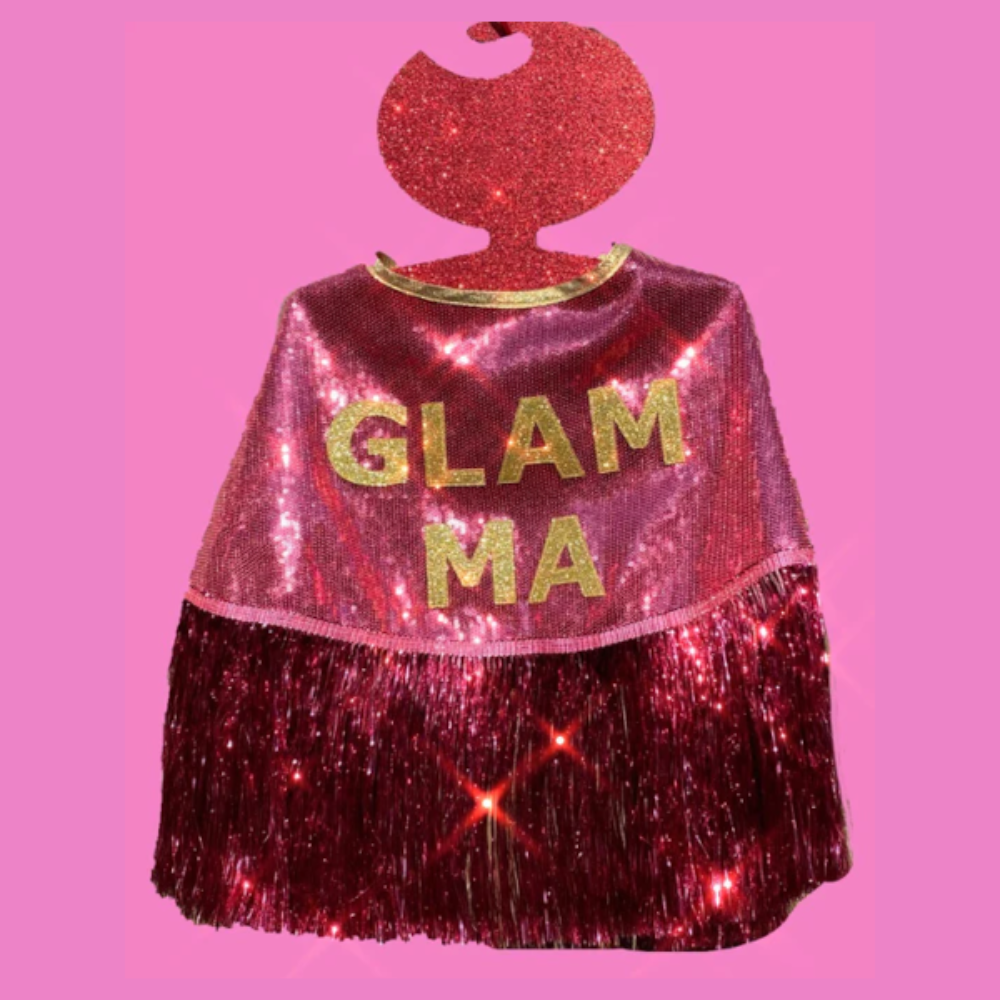 Custom Letter Cape WITH Tinsel Tassels – Let Us Pretend